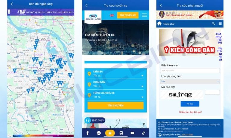 Xem trực tuyến camera giao thông TP Hà Nội trên điện thoại